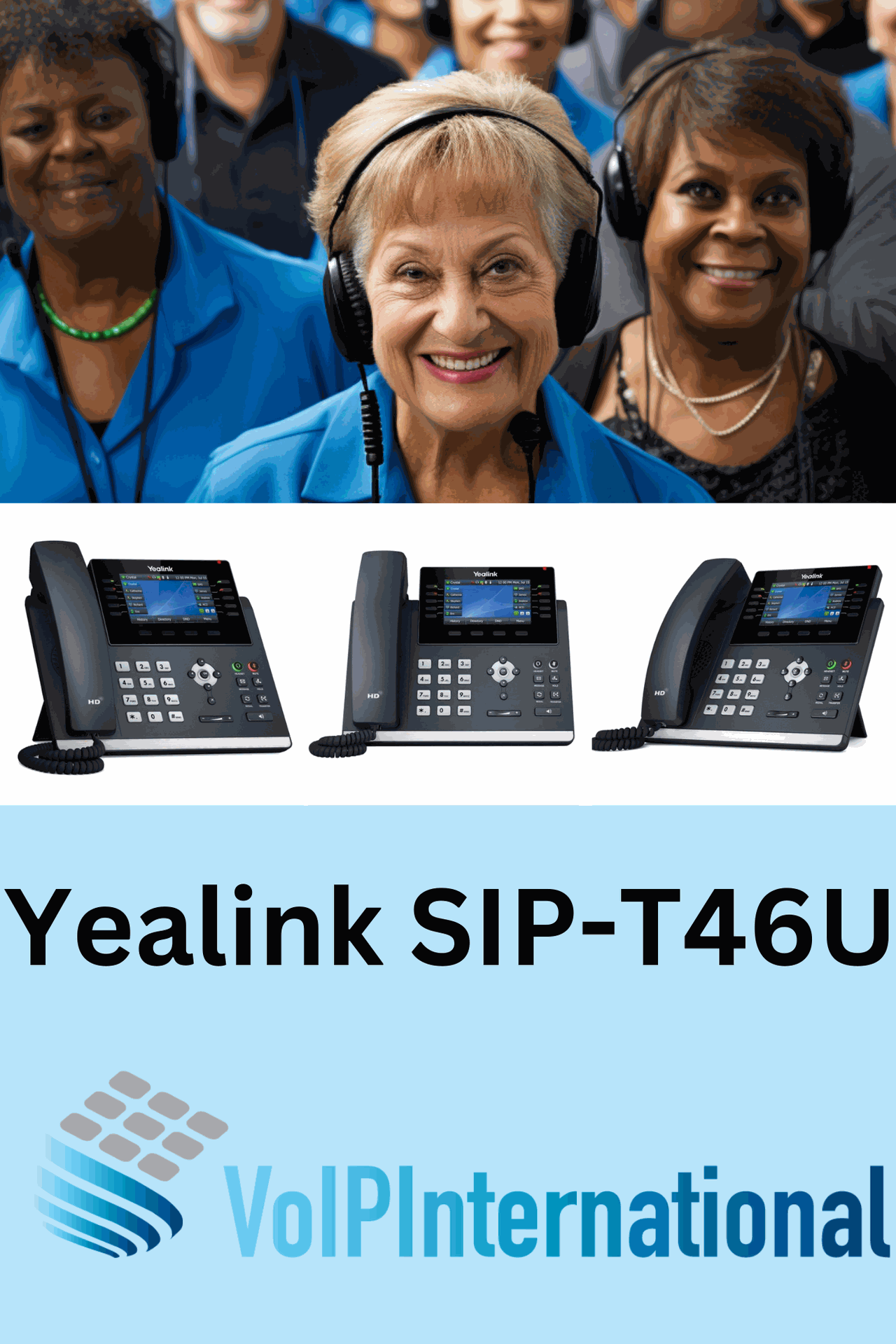 Unveil the Power of Communication with the Yealink SIP-T46U IP Phone | VoIP International LLC